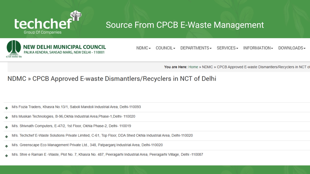 How to Choose the Right E-Waste Recycler or Solutions Provider in India - Techchef Group